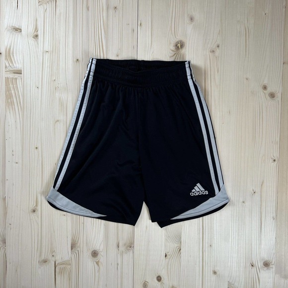 adidas | Shorts | Adidas Mens Black 8 3 Stripes Climacool Soccer Shorts ...